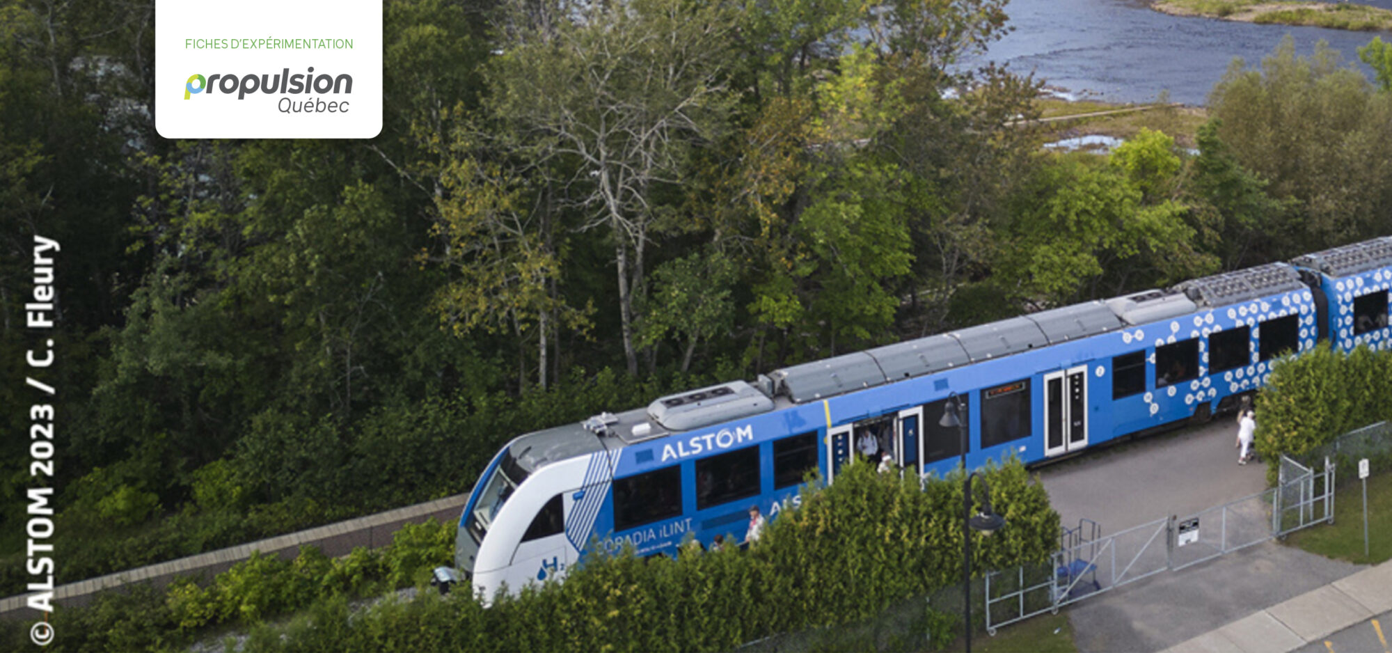 Démonstration du Coradia iLint d'Alstom : premier train de passagers à ...